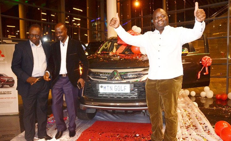 Rwanda: Victoria Motors Hands Over New Mitsubishi Pajero Sport to MTN ...