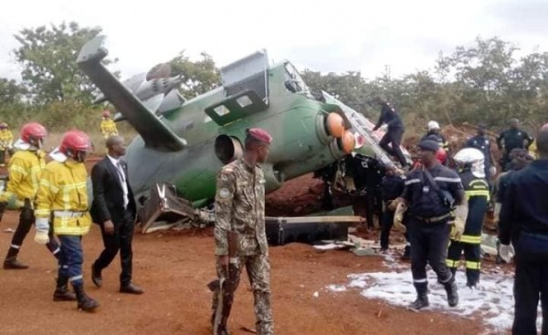 Crash d'un hélicoptère MI 24 D de l'armée de l'air ivoirienne ...