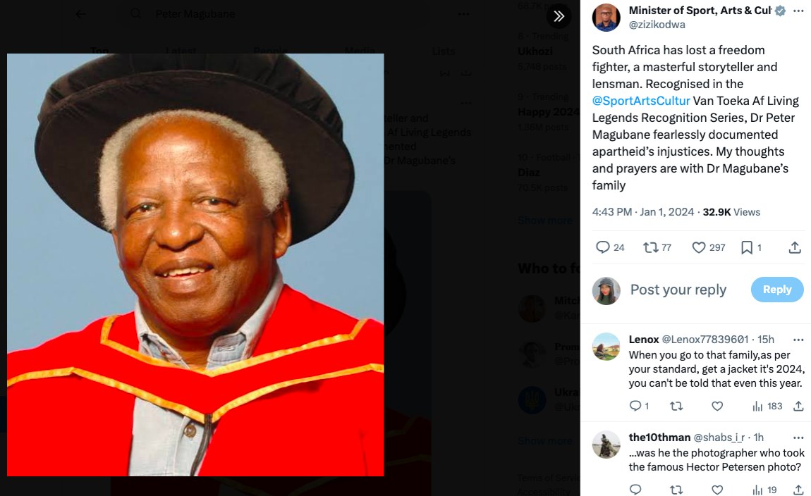 South Africa: Tributes Pour in for Legendary Photographer, Peter ...